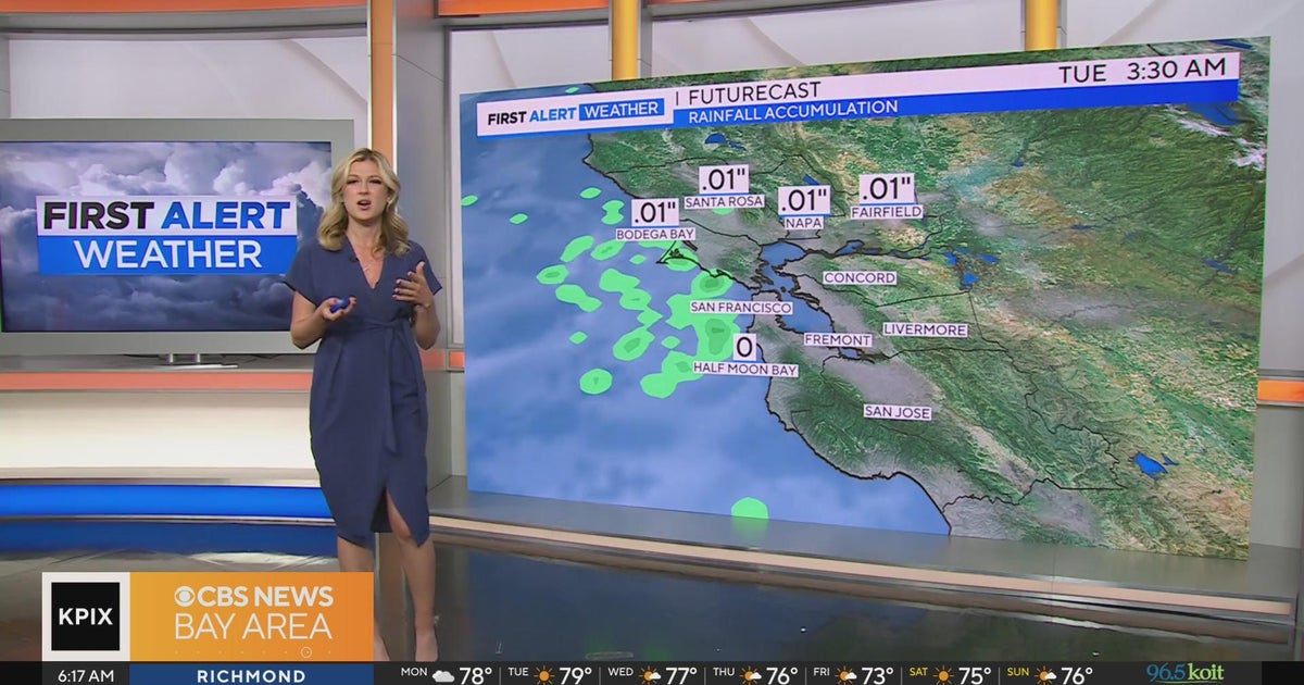 Monday morning First Alert Weather forecast - CBS San Francisco