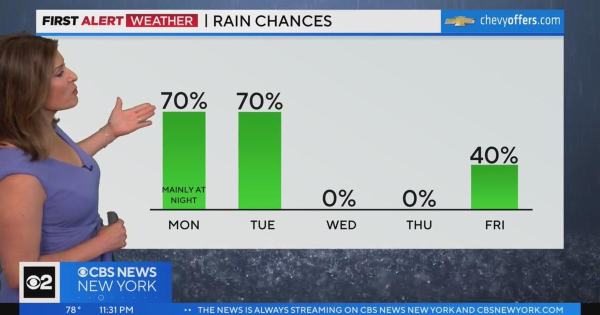First Alert Weather: CBS New York 11 p.m. forecast (8/13/2023) - CBS ...
