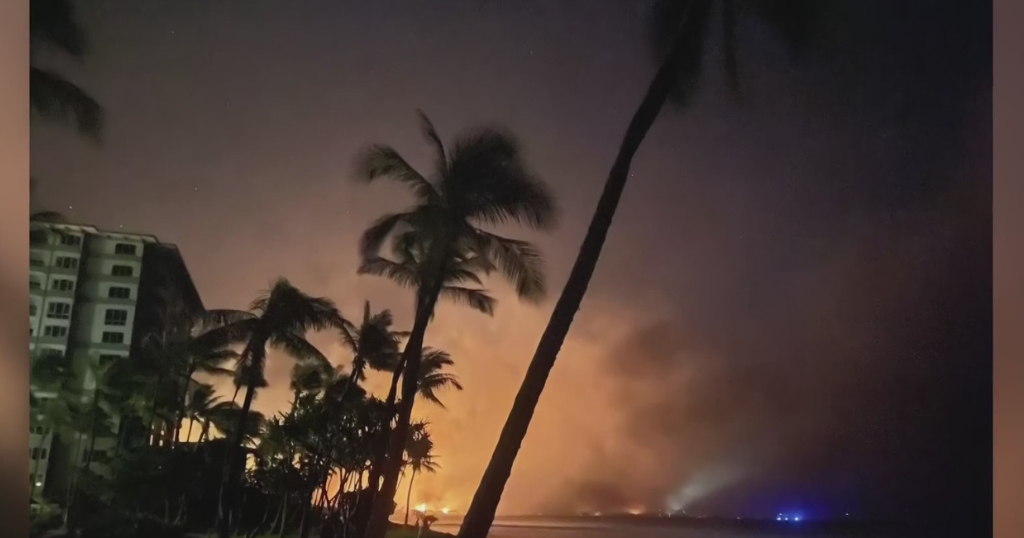 Local Couple Vacationing In Maui Caught In The Midst Of Hurricane Dora And Wildfires Cbs