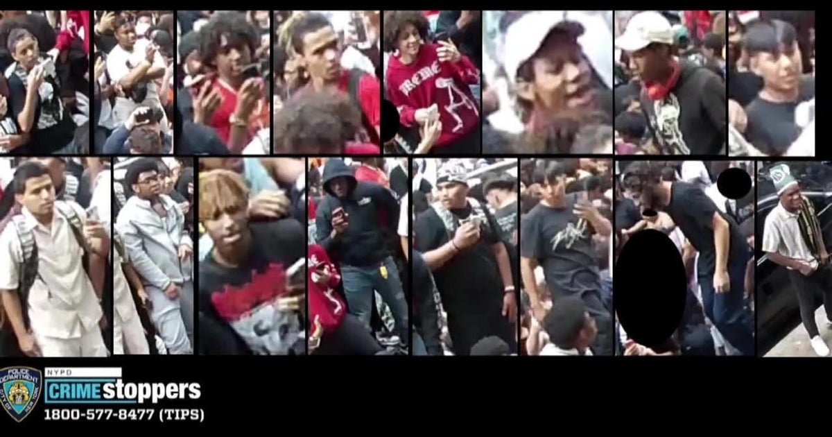 NYPD releases more images of people wanted for Union Square chaos - CBS ...
