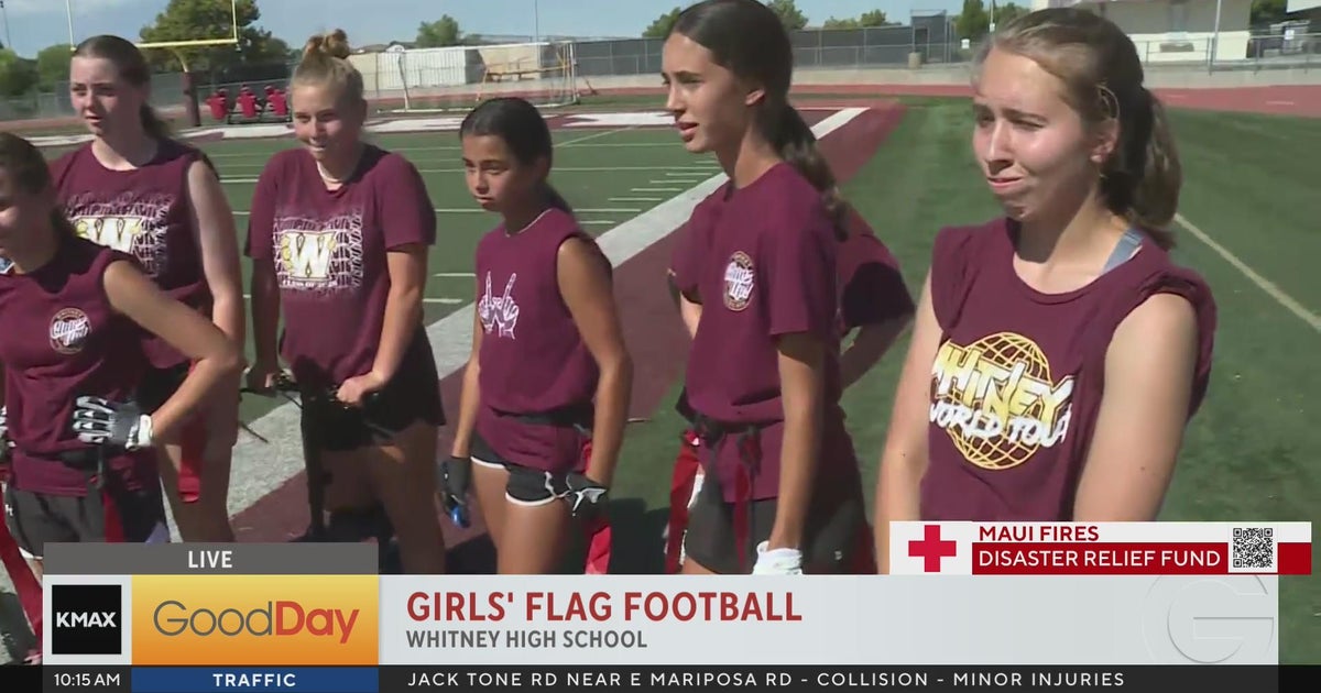 Whitney High girls flag football! - Good Day Sacramento
