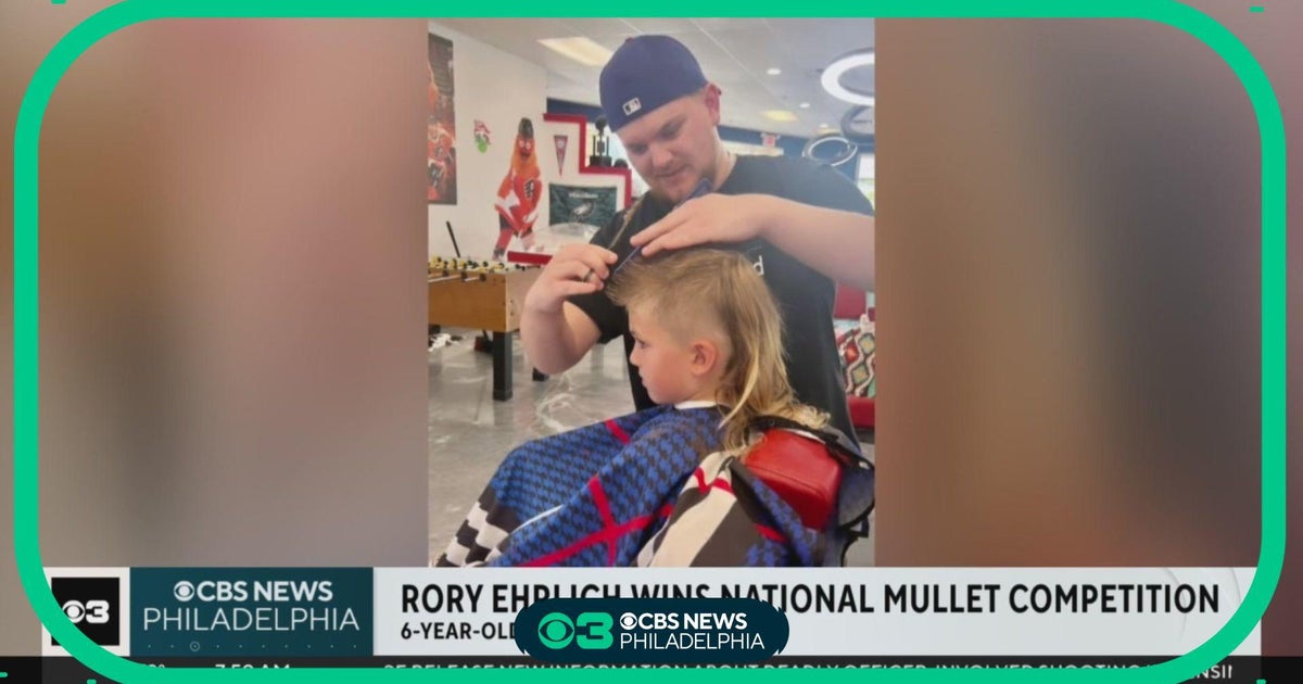 Pennsylvania 6-year-old Rory Ehrlich wins kid's national mullet contest ...
