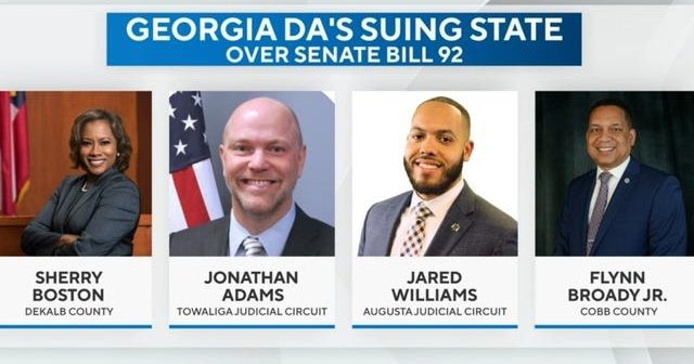 Georgia district attorneys sue over new law that can oust prosecutors ...