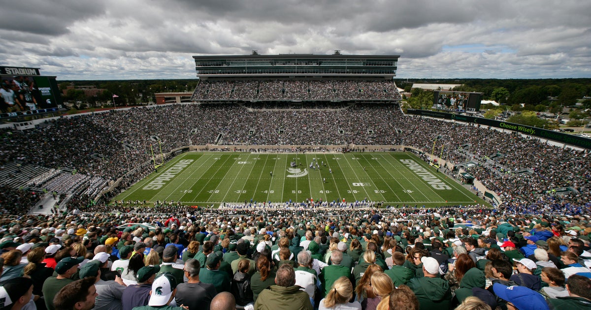 Michigan State University adds metal detectors at Spartan Stadium - CBS ...