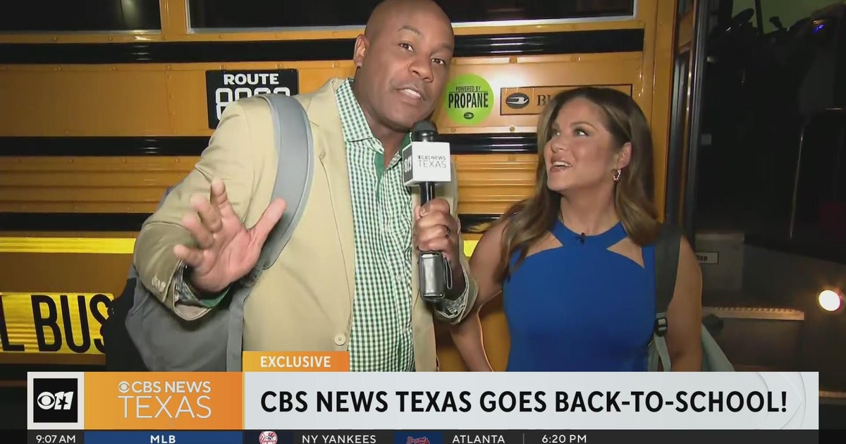 CBS News Texas takes the show on the road, heads back to school - CBS Texas
