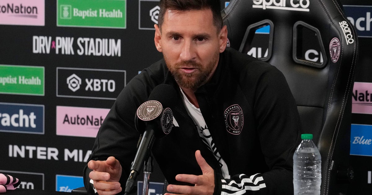 Lionel Messi holds first press conference since joining Inter Miami CF ...