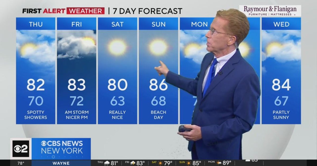 First Alert Weather: CBS New York's Thursday afternoon update - 8/17/23 - CBS New York