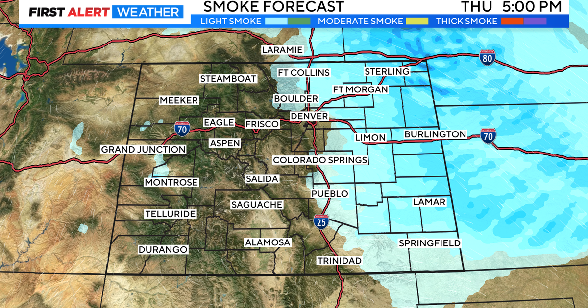 Hazy skies for Front Range, Denver & eastern Colorado Plains from ...