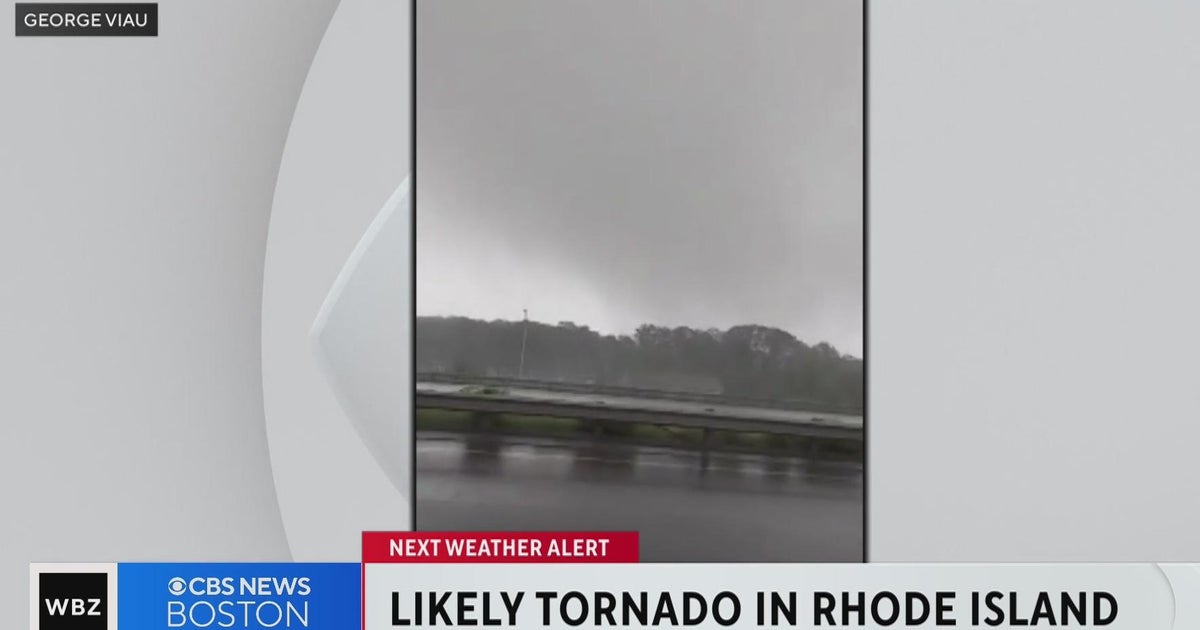 Likely tornado spotted in Rhode Island - CBS Boston