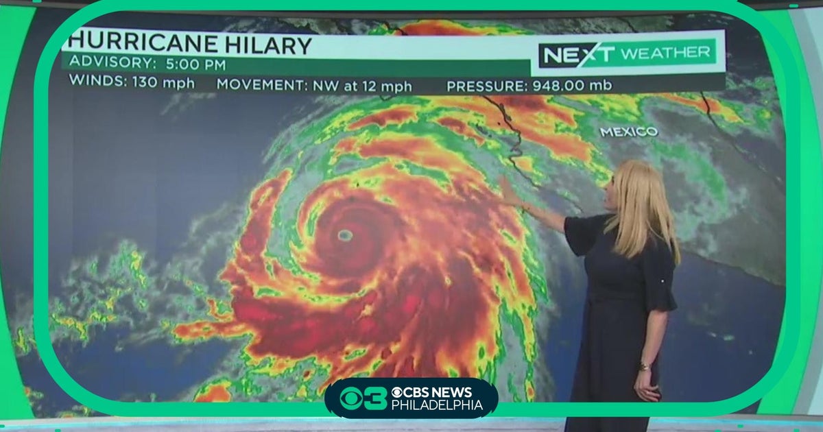 What makes Hurricane Hilary so rare? - CBS Philadelphia