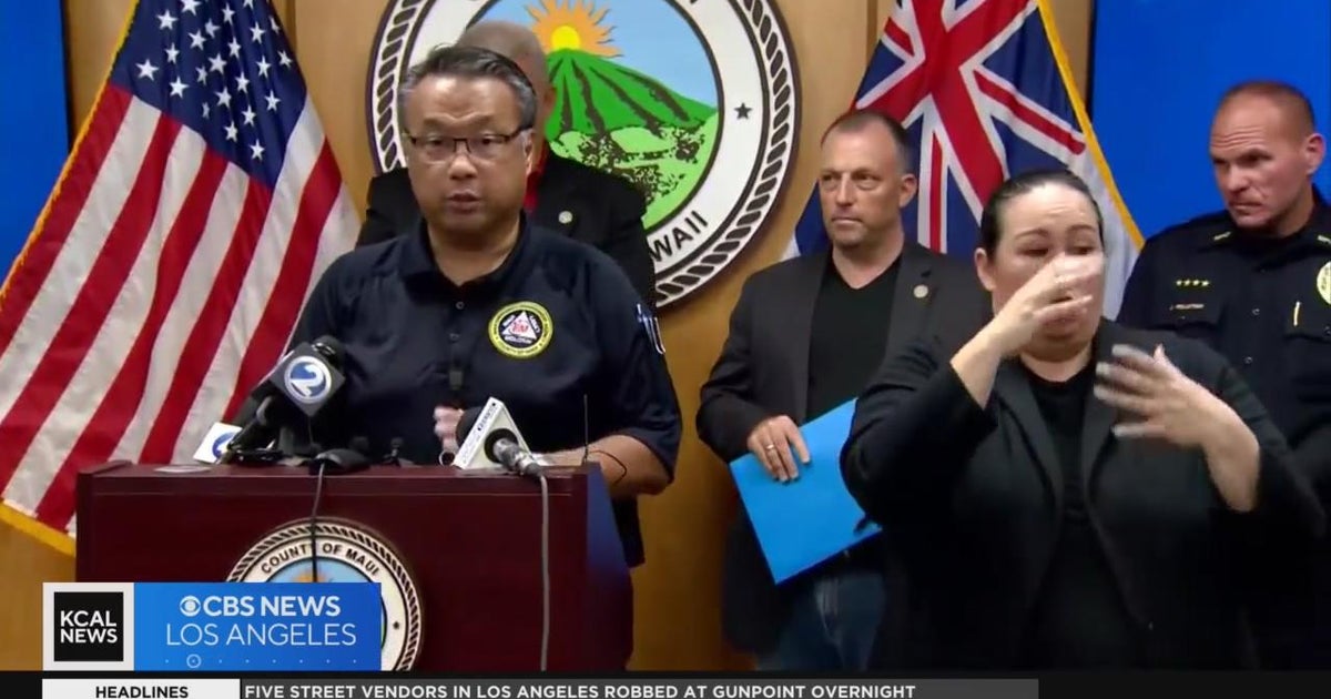Maui Emergency Management Director resigns following the devastating wildfire - CBS Los Angeles