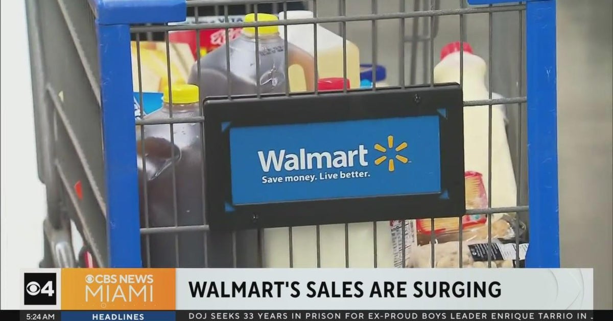 Walmart sales are surging - CBS Miami