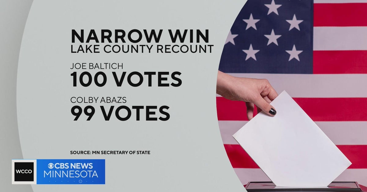 Recount finds one extra vote for winner - CBS Minnesota