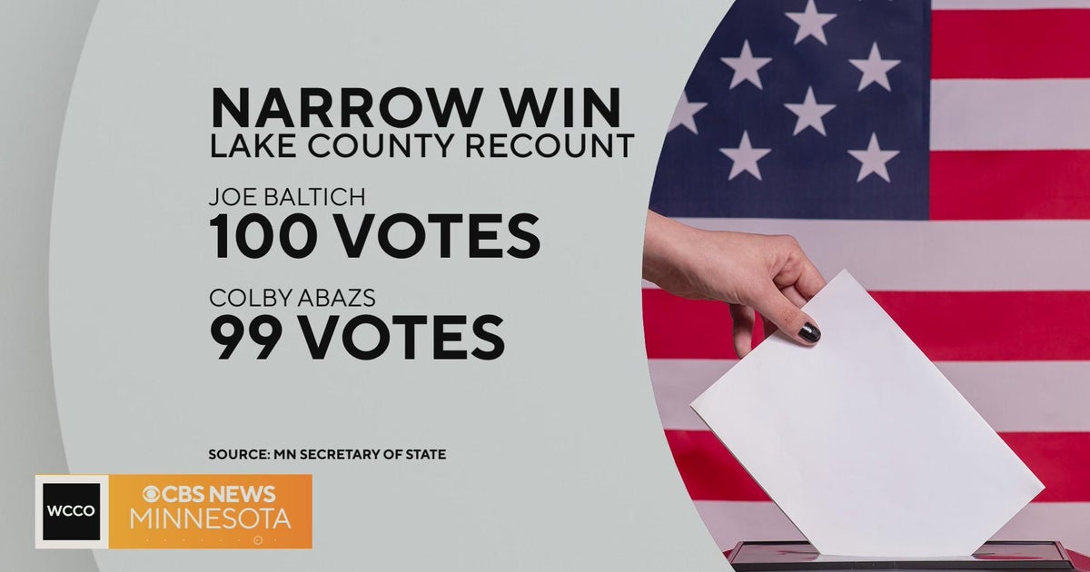 Lake County re-count proves your vote matters - CBS Minnesota