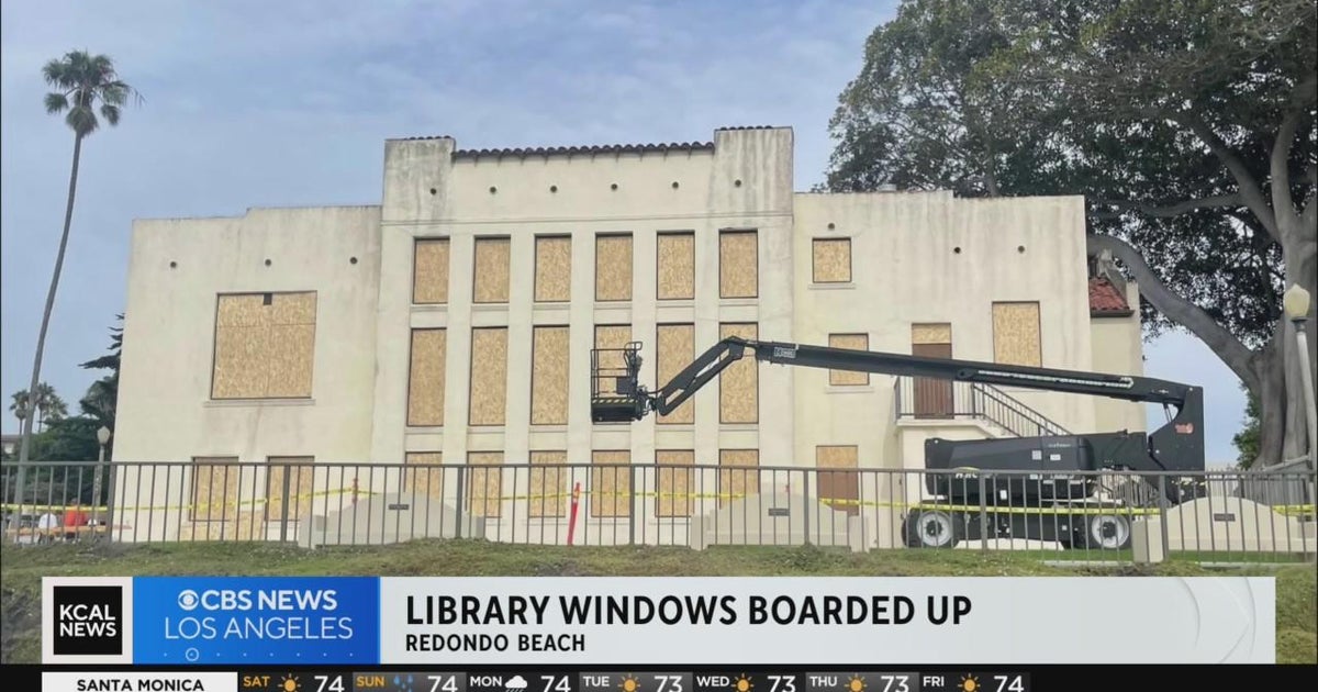 Redondo Beach boards up windows of historic library due to potential ...