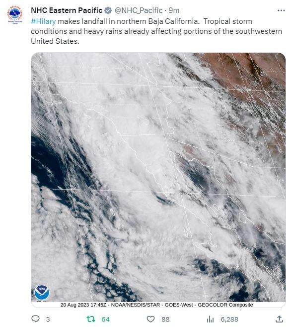Hilary live updates: Southern California cleans up damages from storm