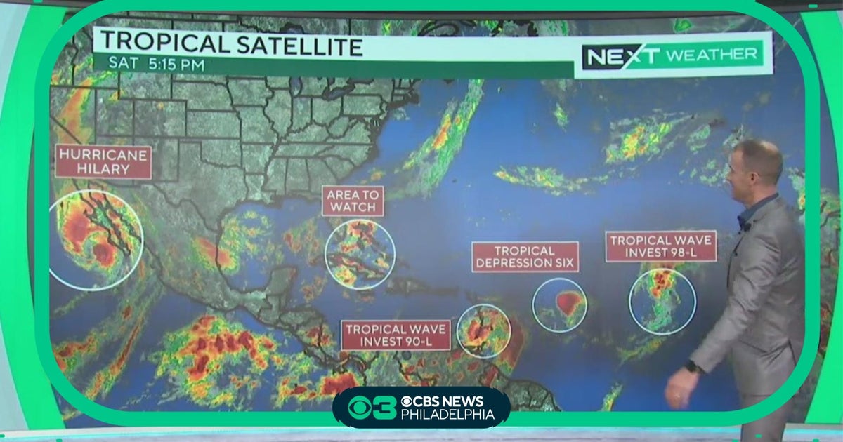 NEXT Weather: Tracking Hilary - CBS Philadelphia