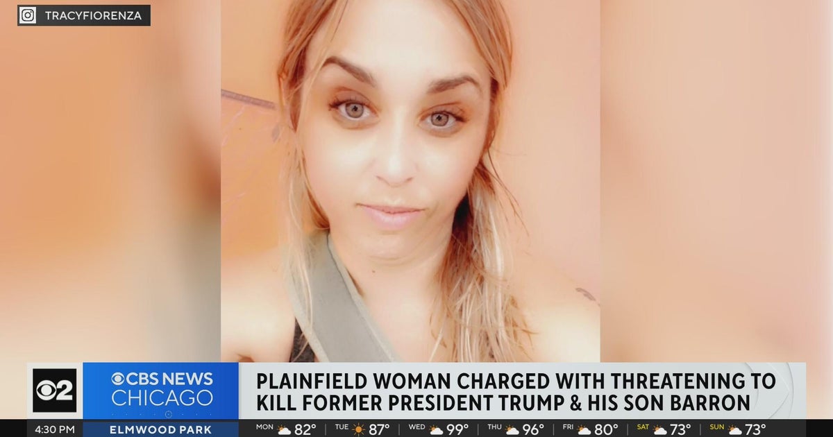 Woman charged with threatening to kill former President Trump & his son ...