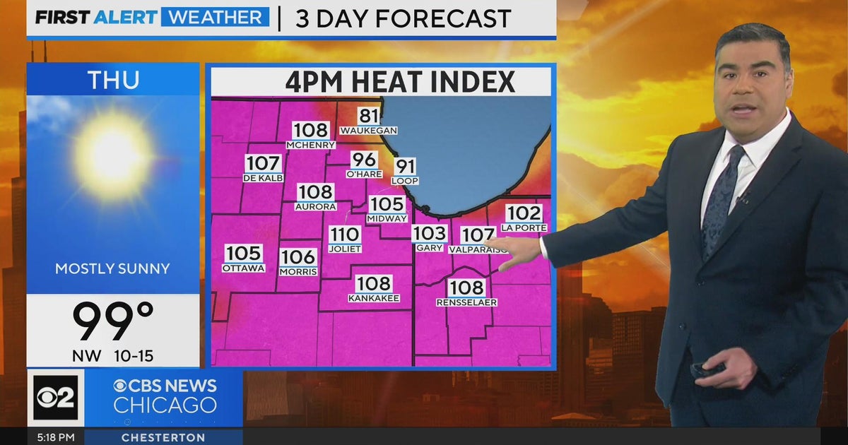 Chicago First Alert Weather: Hottest temps this summer expected this ...