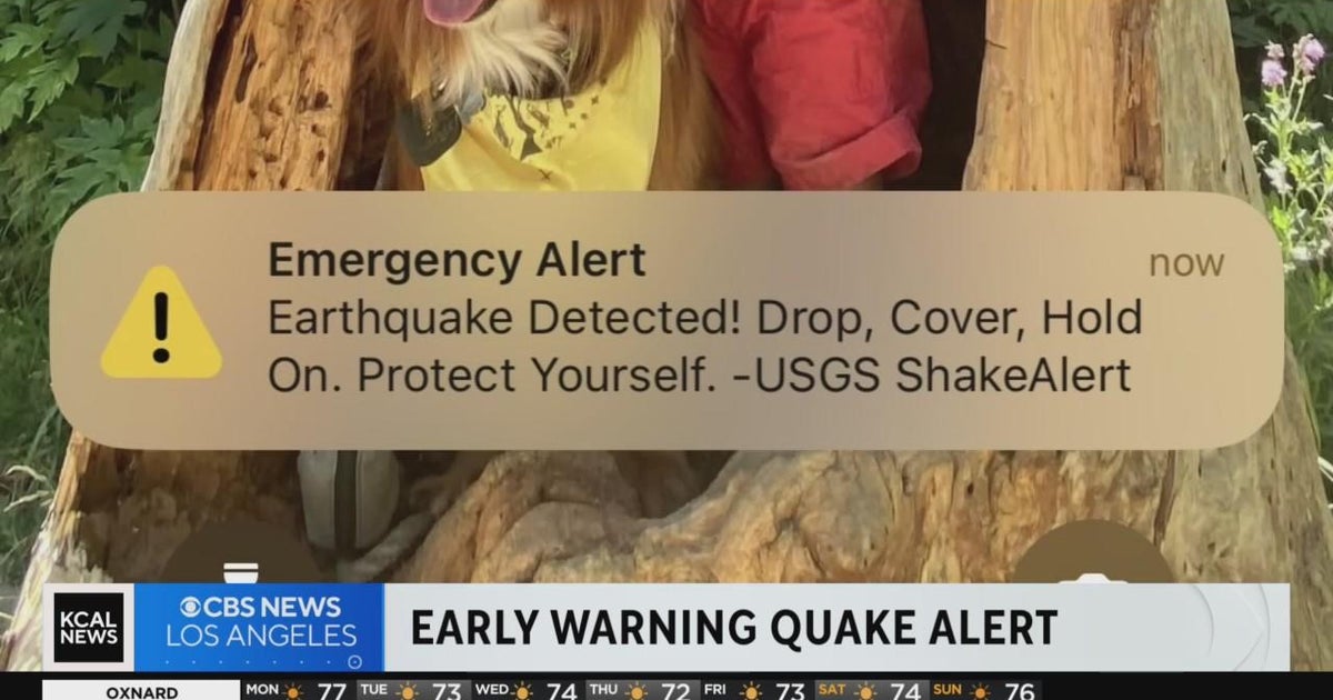 How the ShakeAlert Earthquake Early Warning System works - CBS Los Angeles