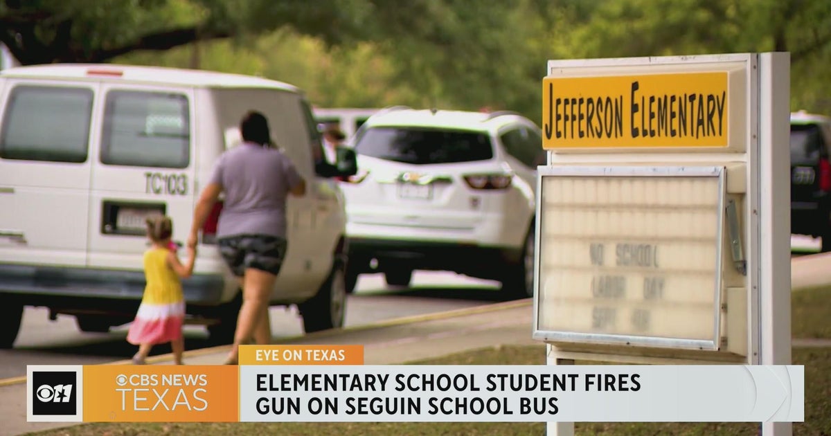Student fires gun on school bus in Seguin - CBS Texas