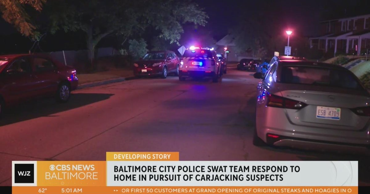 Carjacking suspects shot at Baltimore officers before apparent ...