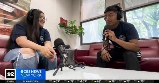 Paid internship in the Bronx helps undocumented students learn new skills - CBS New York