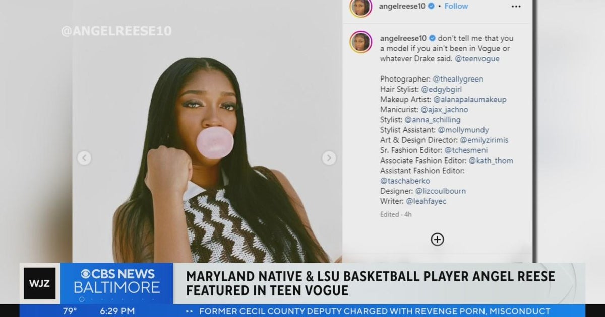 Angel Reese, Maryland native and LSU star, featured in Teen Vogue - CBS Baltimore