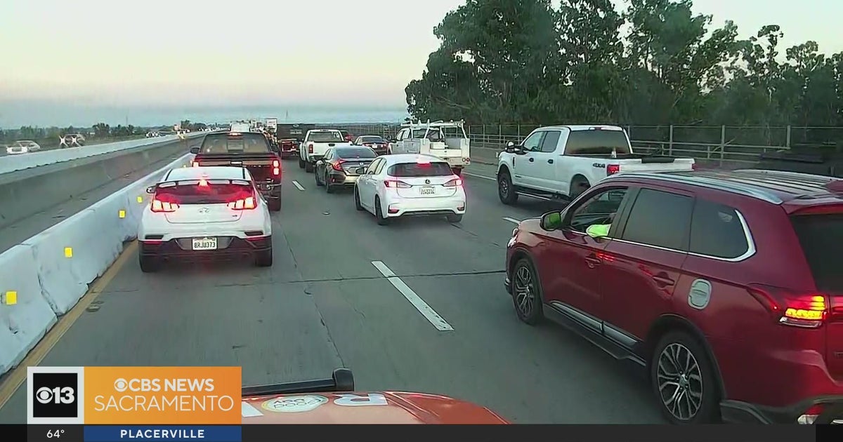 Multi-vehicle crash on I-80 in Yolo County causing major backup - CBS ...