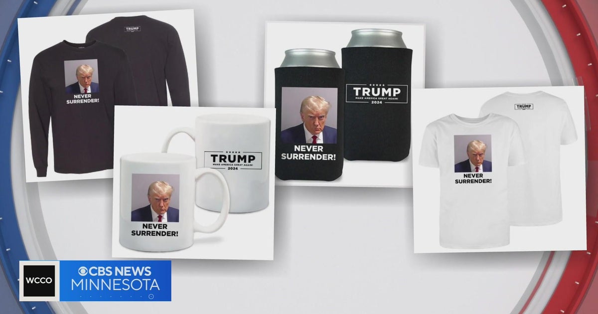 Trump begins selling merchandise of his own mug shot - CBS Minnesota