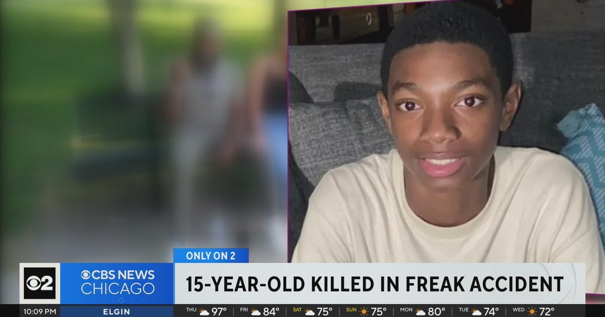 15-year-old killed in freak accident on I-80 - CBS Chicago