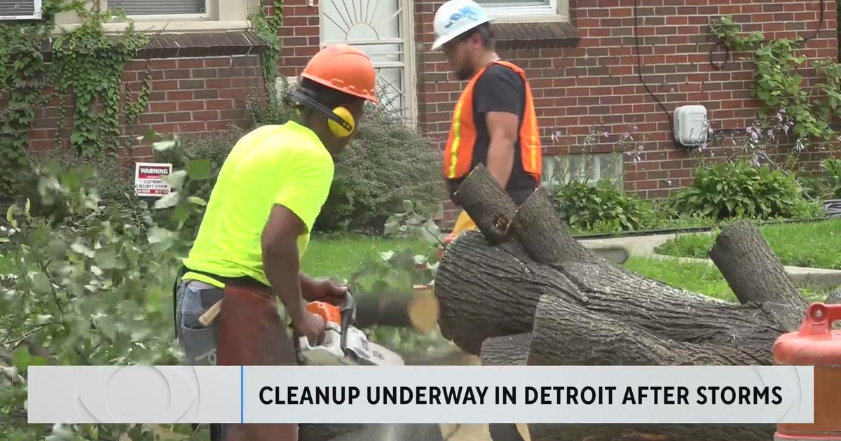 Detroit storm damage cleanup underway as 30 additional crews set to ...