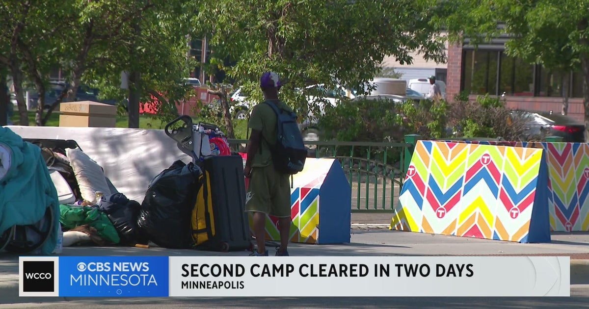 Second Minneapolis encampment cleared in two days - CBS Minnesota