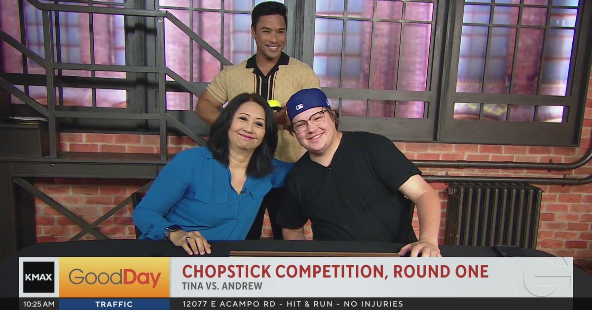Chopsticks Competition - Tina vs. Andrew - Good Day Sacramento
