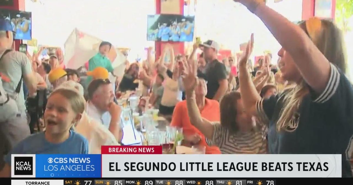 Fans celebrate as El Segundo team heads to LLWS Championship - CBS Los ...