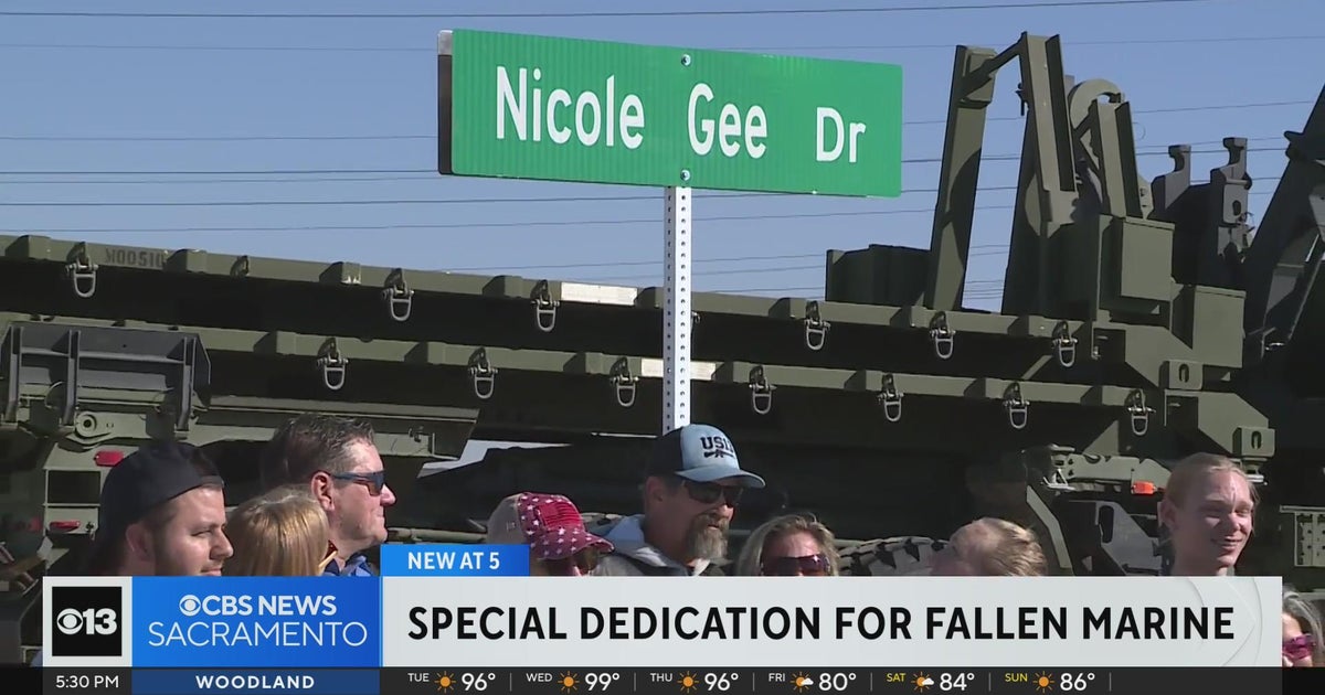 Roseville gives special dedication to fallen Marine Sgt. Nicole Gee ...