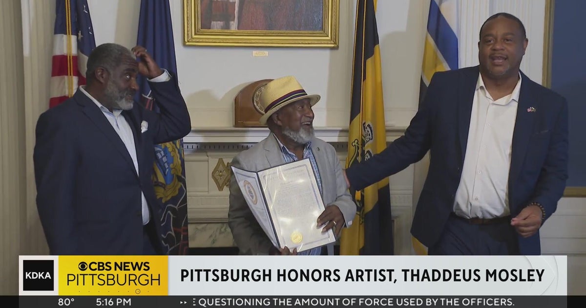 City of Pittsburgh honors life of artist Thaddeus Mosley - CBS Pittsburgh