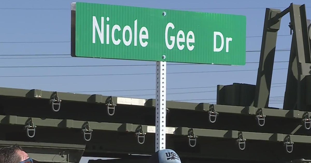 Roseville street named after fallen Marine Sgt. Nicole Gee - CBS Sacramento