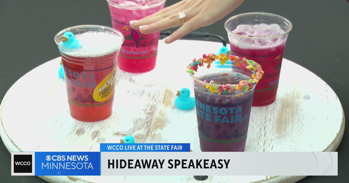 State Fair's Hideaway Speakeasy introduces natural drinks - CBS Minnesota