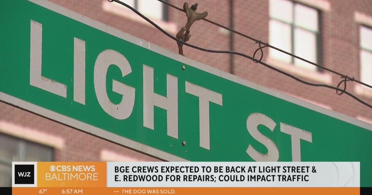 BGE crews expected to continue work on Light Street after gas leak ...