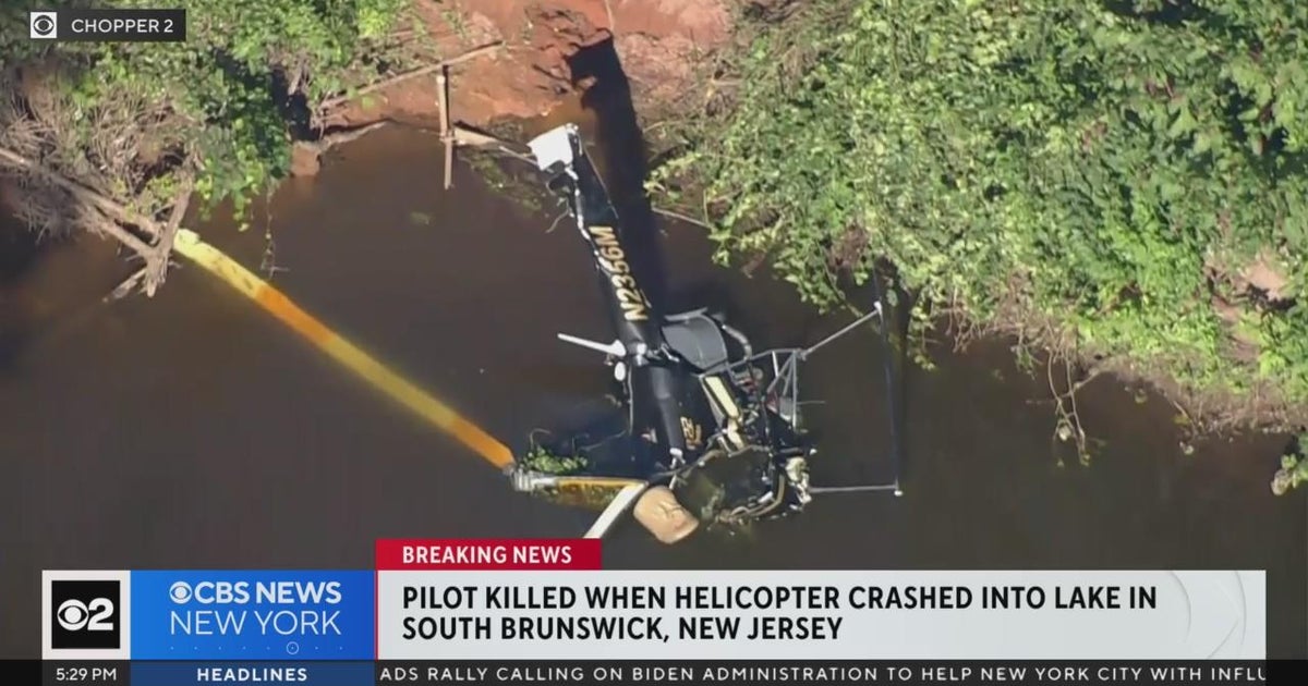 Police: Helicopter pilot killed after crashing in South Brunswick - CBS ...