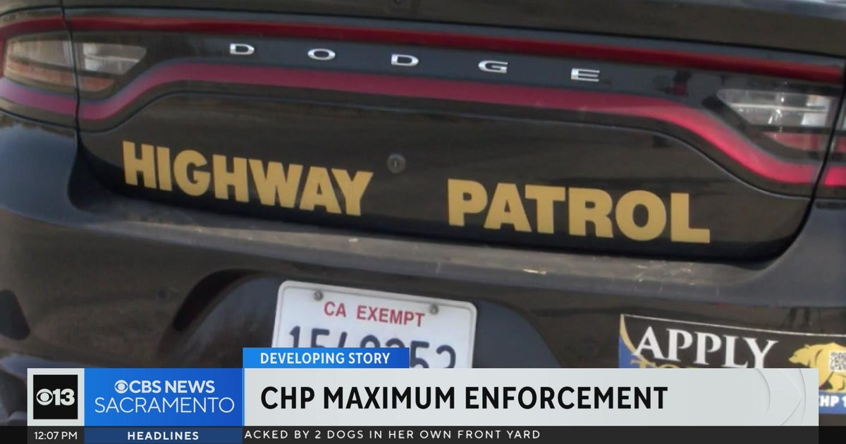CHP maximum enforcement this Labor Day weekend - CBS Sacramento