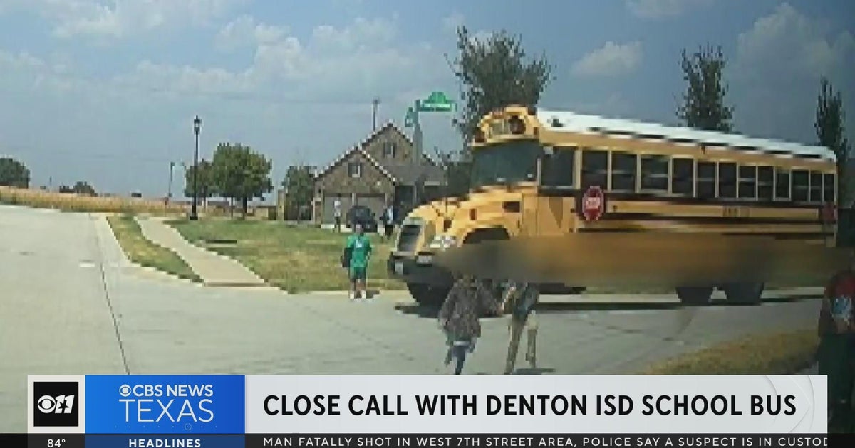 Denton ISD bus driver on administrative leave after close call - CBS Texas
