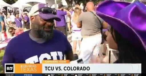 TCU fans kick off first football game with tailgating - CBS Texas