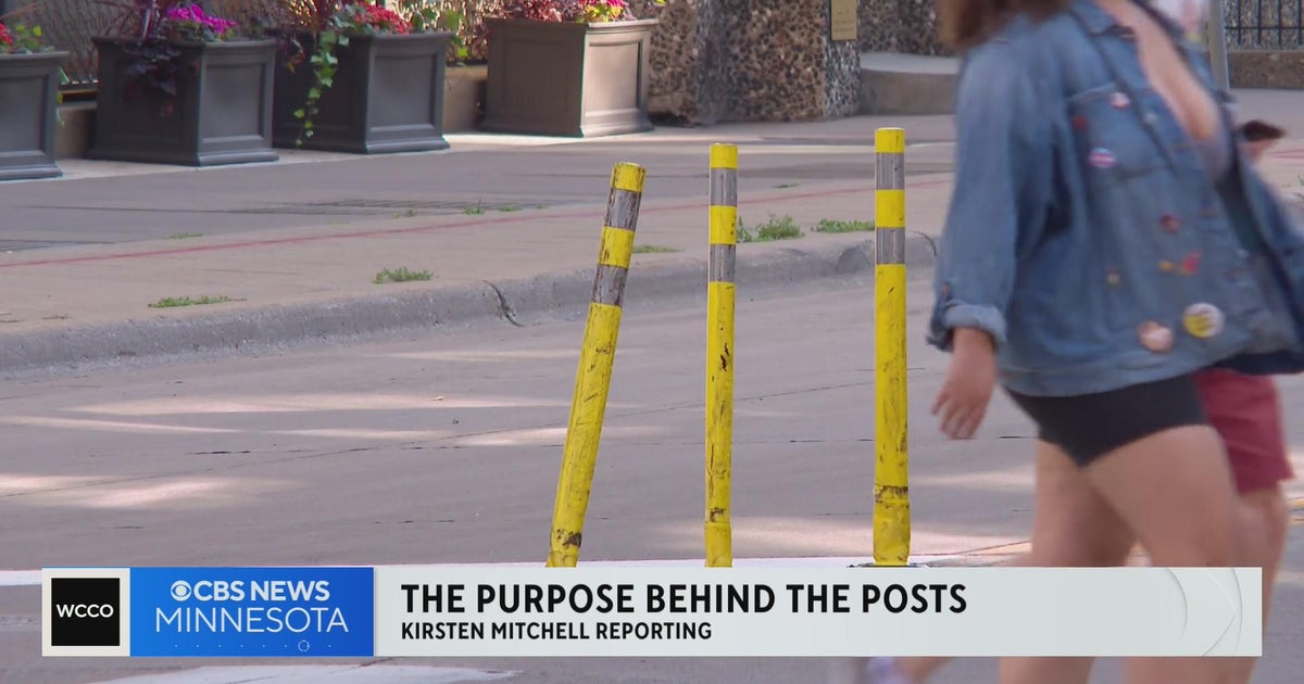 What are the sticks going up around Minneapolis roads? - CBS Minnesota