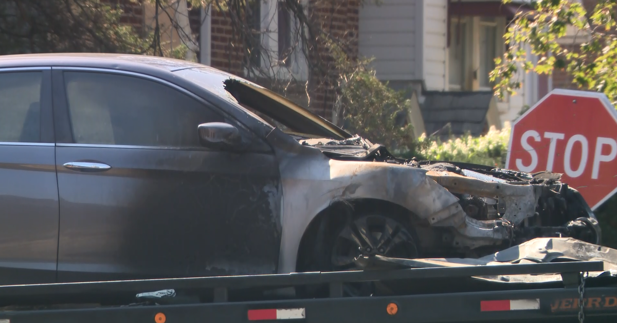 West Baltimore car fires investigated as arson - CBS Baltimore