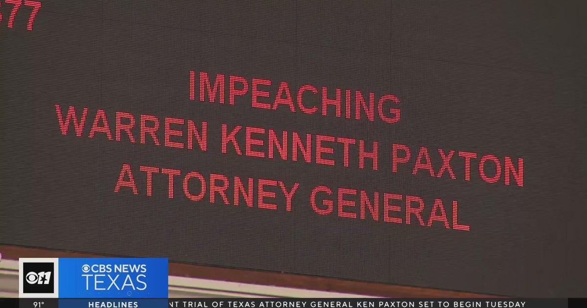 Ken Paxtons Impeachment Trial What You Need To Know Cbs Texas