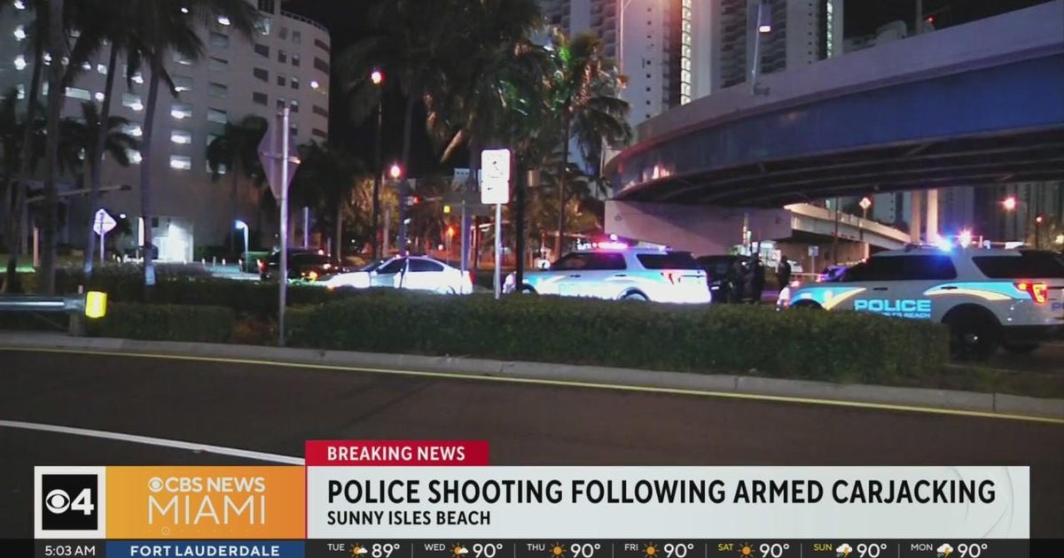 North Miami Beach Police Involved In Shooting In Sunny Isles Beach