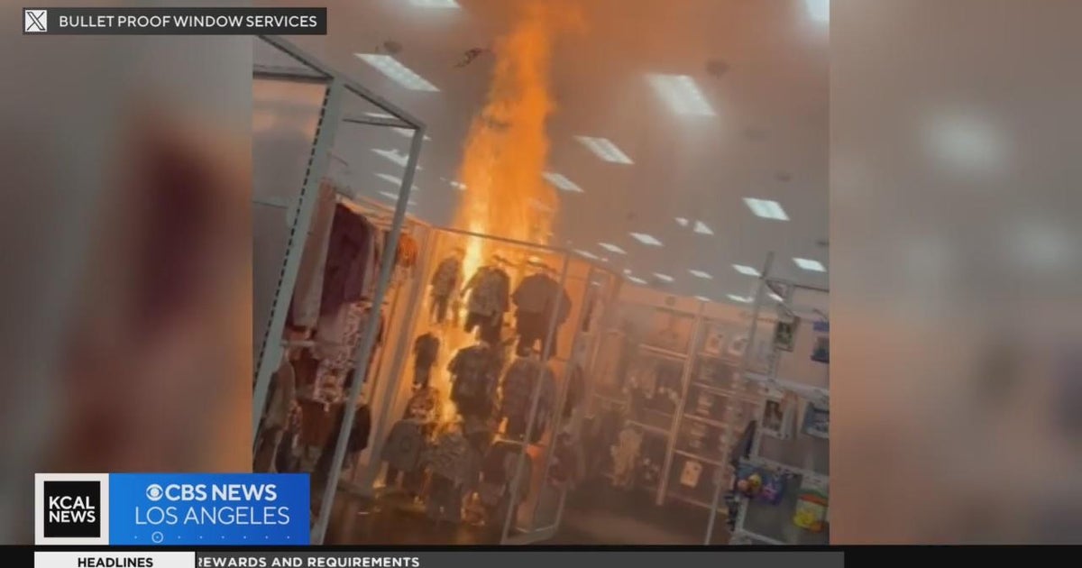 Children's clothing section bursts into flames at Buena Park Target ...