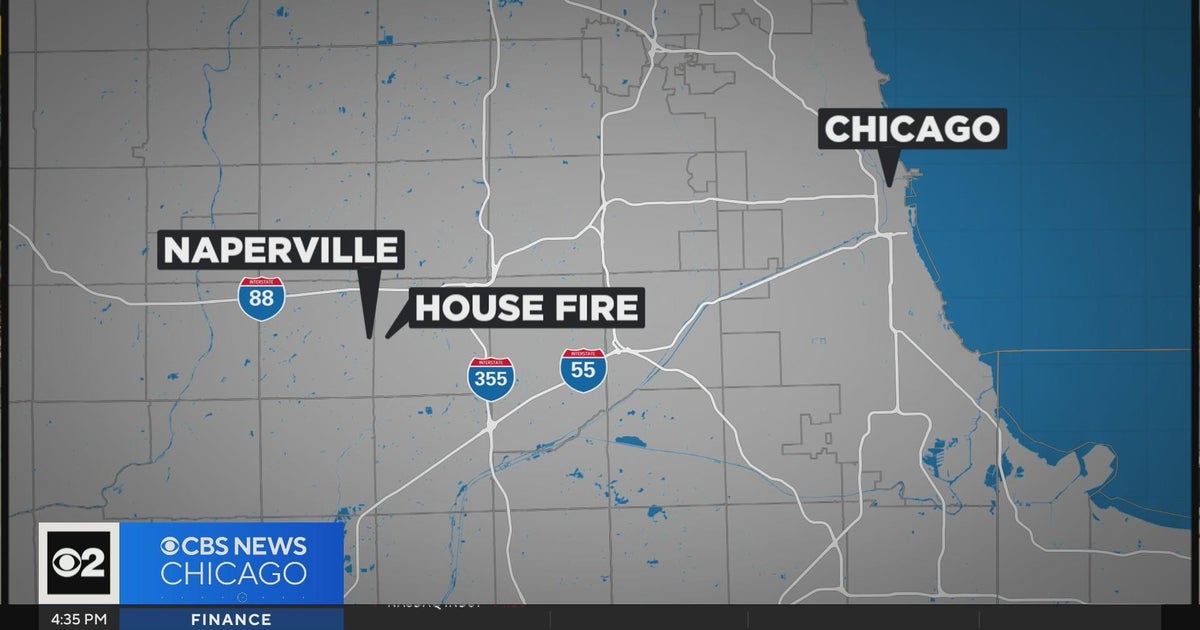 Fallen power line sparks house fire in Naperville - CBS Chicago